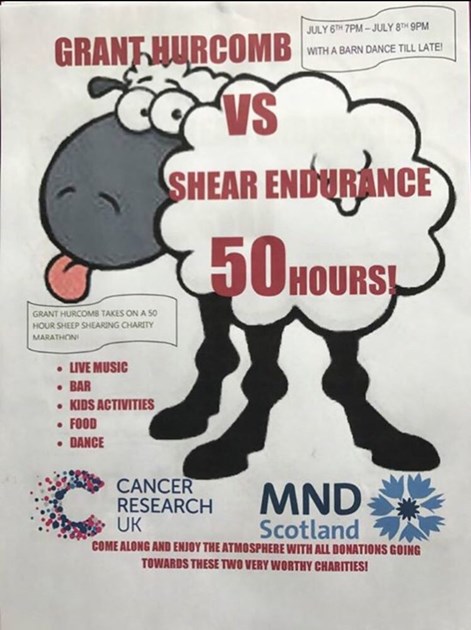 Shear Endurance Grant Hurcomb is fundraising for Cancer Research UK