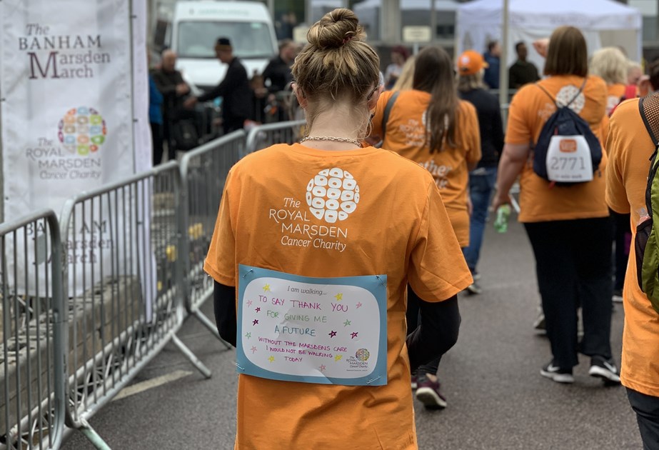 Josephine Baker is fundraising for The Royal Marsden Cancer Charity