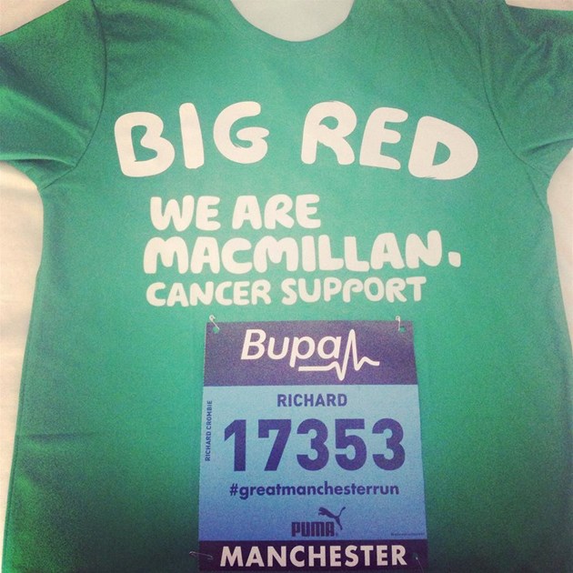 Richard Crombie is fundraising for Macmillan Cancer Support