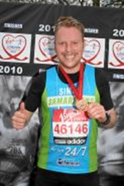 Simon Webster is fundraising for Samaritans