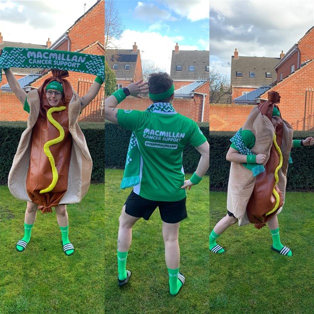 Saxon Ball is fundraising for Macmillan Cancer Support