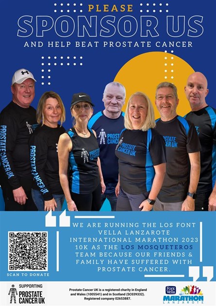 Andrew Gater is fundraising for PROSTATE CANCER UK