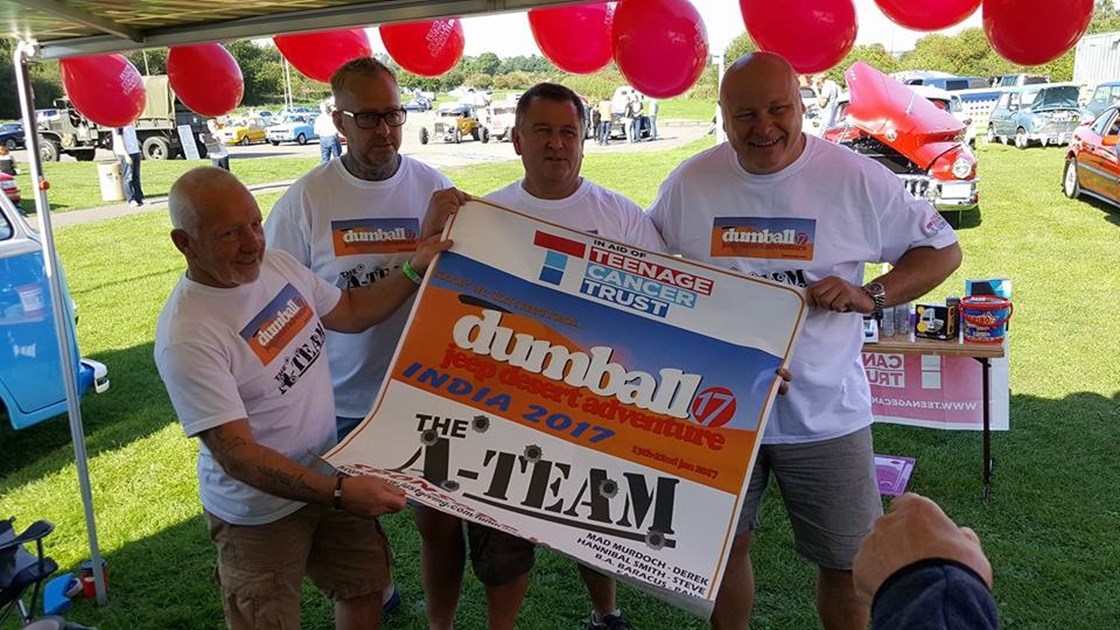 The ATeam is fundraising for Teenage Cancer Trust
