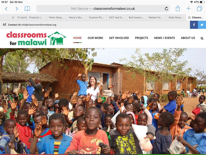 Rod Isaacs is fundraising for Classrooms for Malawi