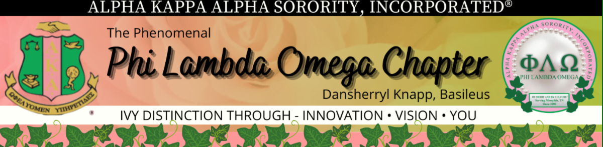 Phi Lambda Omega Chapter Alpha Kappa Alpha Sorority Inc is fundraising ...