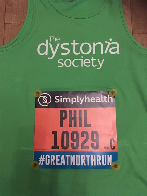 Philip Lomas is fundraising for Dystonia UK