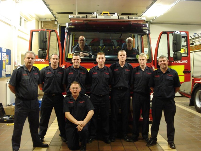 Welshpool Fire Station is fundraising for Macmillan Cancer Support