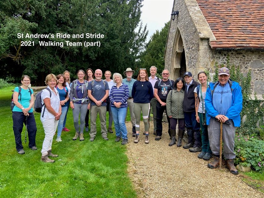 St Andrew's Church is fundraising for Wiltshire Ride and Stride