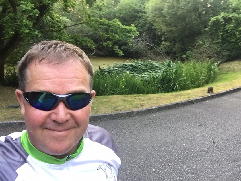 Mark Burridge is fundraising for Greyhound Trust