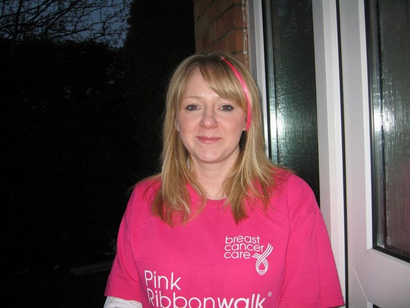 Kelly Atkinson is fundraising for Breast Cancer Care