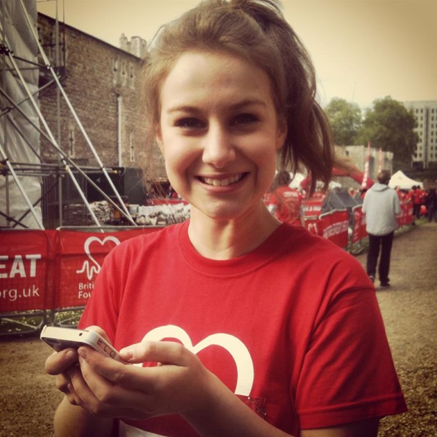 Maddie Hope Coelho is fundraising for British Heart Foundation