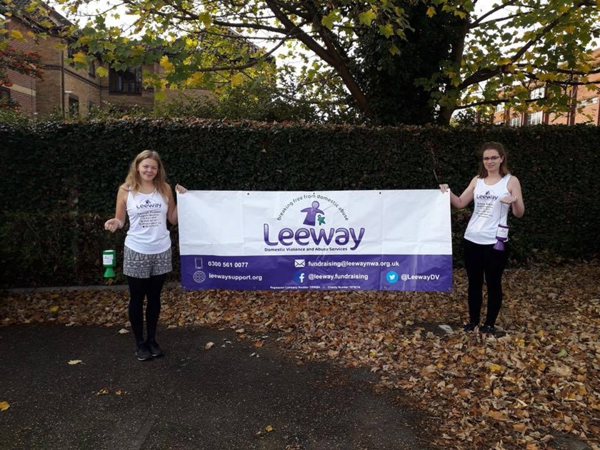 Emily Wilson is fundraising for Leeway Domestic Violence and Abuse Services