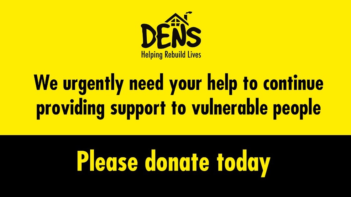 Geoff Doyle is fundraising for DENS - Helping rebuild lives