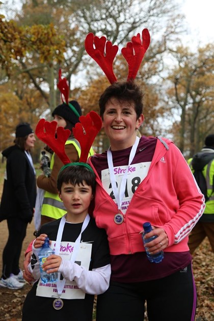 Catriona and Luca Harrison is fundraising for Stroke Association