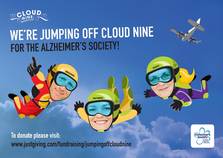 Cloud Nine Incentives is fundraising for Alzheimer's Society