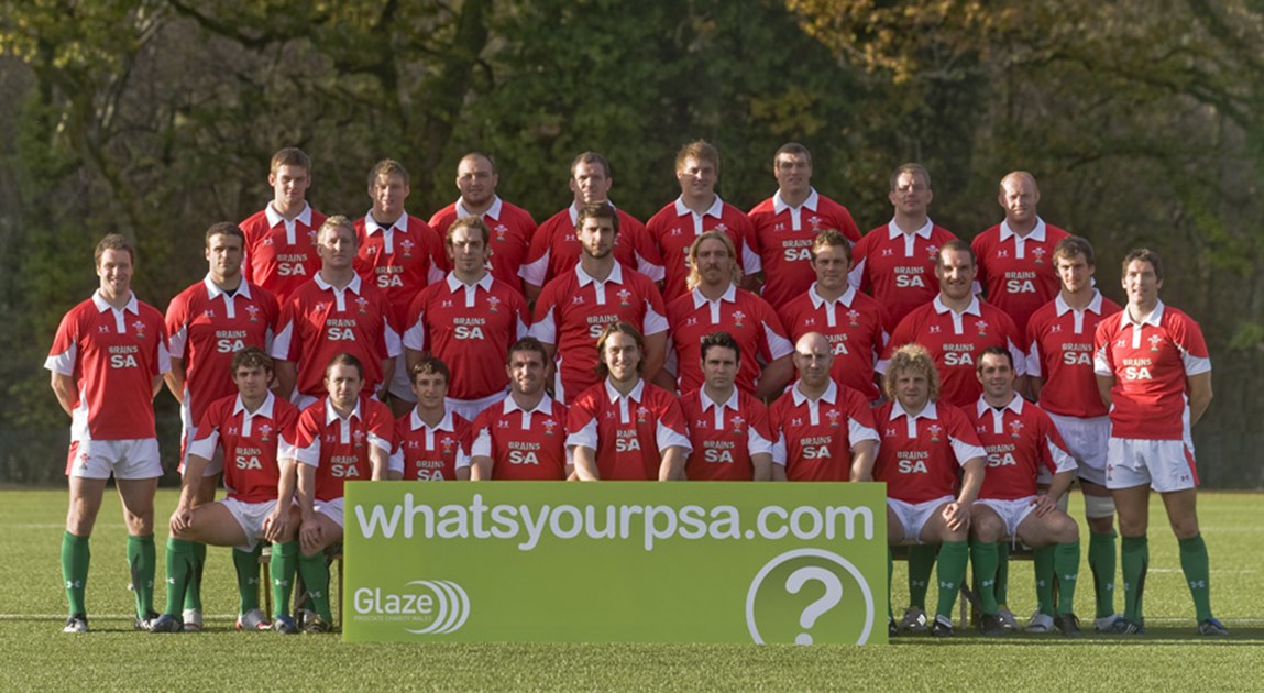 WRU PSA Awareness Campaign is fundraising for Prostate Cymru