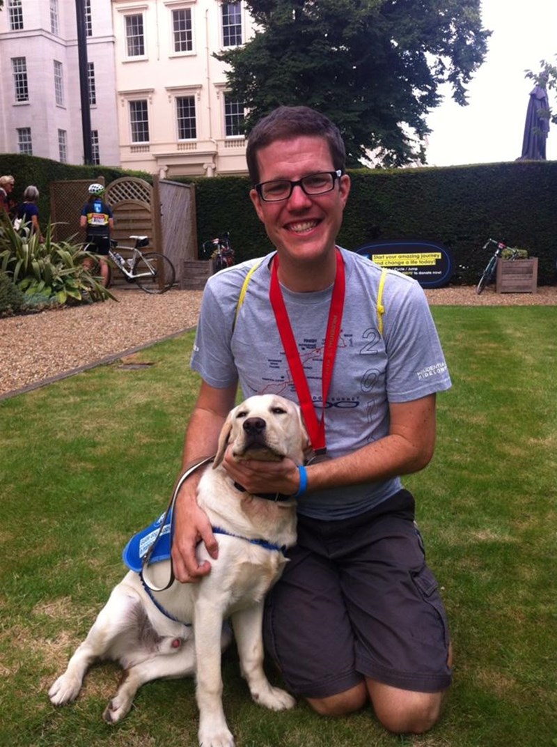 Benjamin Wright is fundraising for Guide Dogs