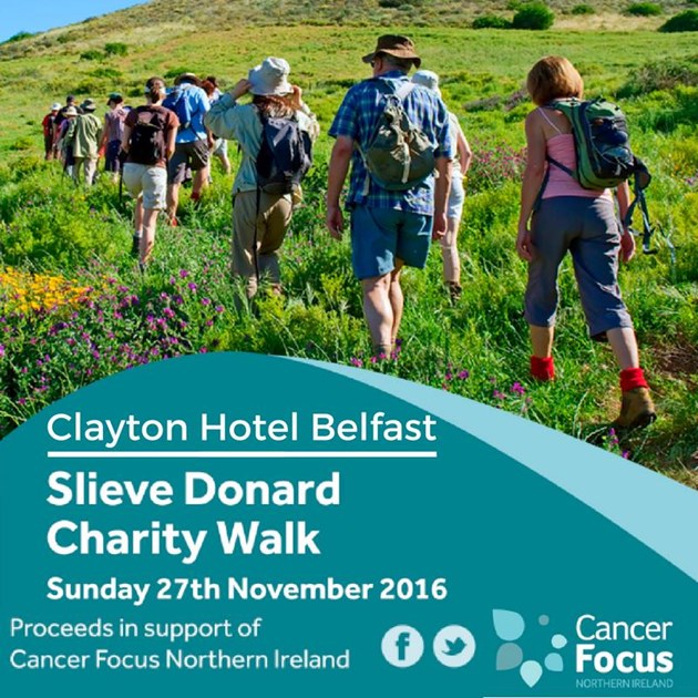 Clayton Hotel Belfast is fundraising for Cancer Focus Northern Ireland