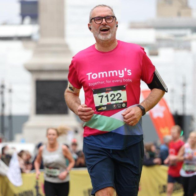 Philip Healey is fundraising for Tommy’s, the pregnancy and baby charity