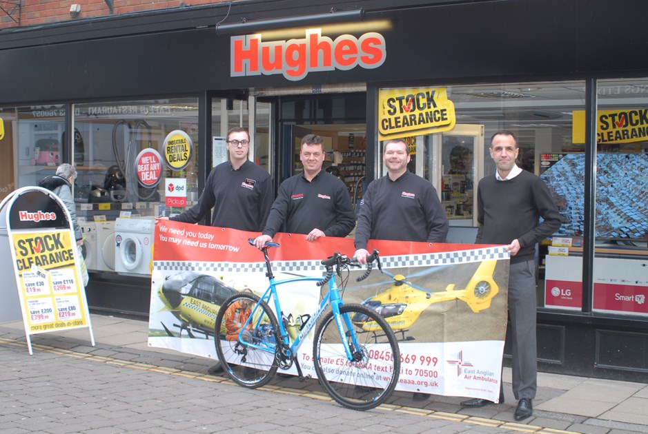 Hughes Electrical is fundraising for East Anglian Air Ambulance