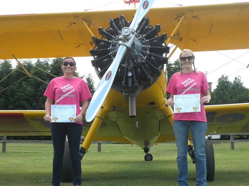 Kelly Boston is fundraising for Breast Cancer Now