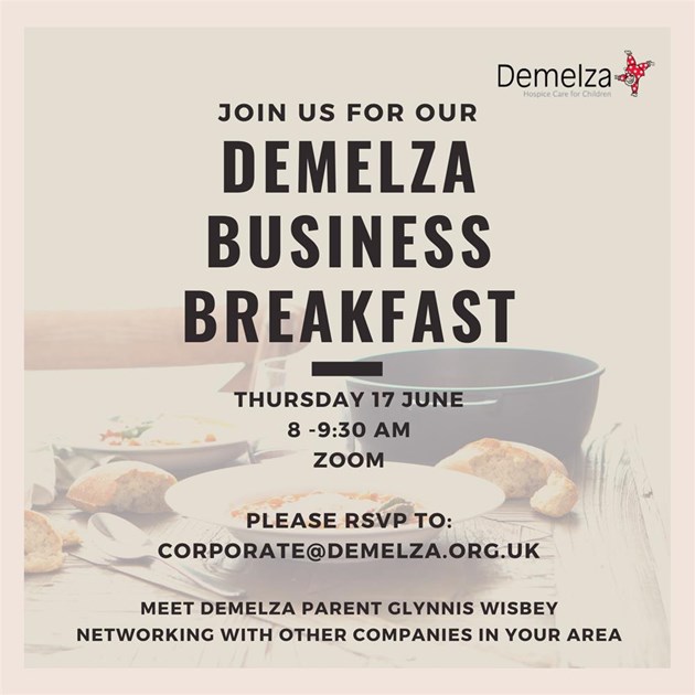 Demelza Business Breakfast is fundraising for Demelza Hospice Care for ...