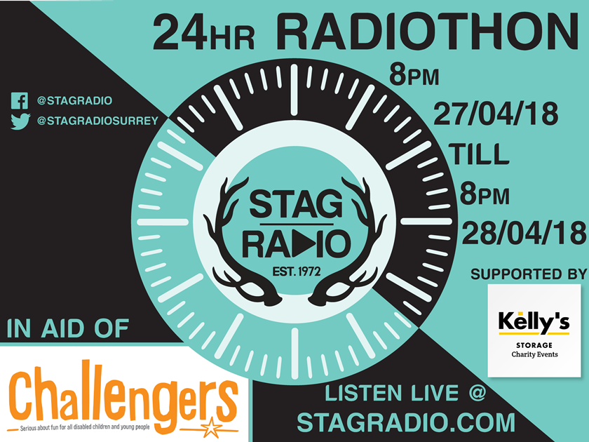 Stag Radio is fundraising for Disability Challengers