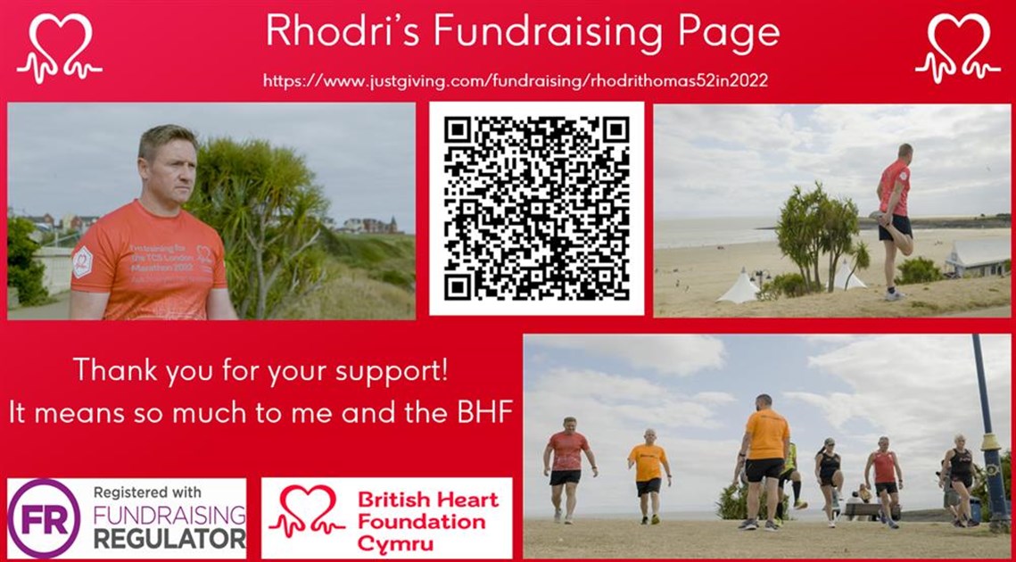 Rhodri Thomas is fundraising for British Heart Foundation
