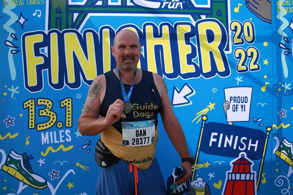 Dan Hampson is fundraising for Guide Dogs