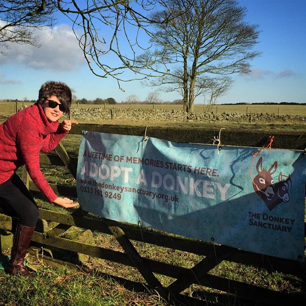 Polly Rodgers is fundraising for The Donkey Sanctuary
