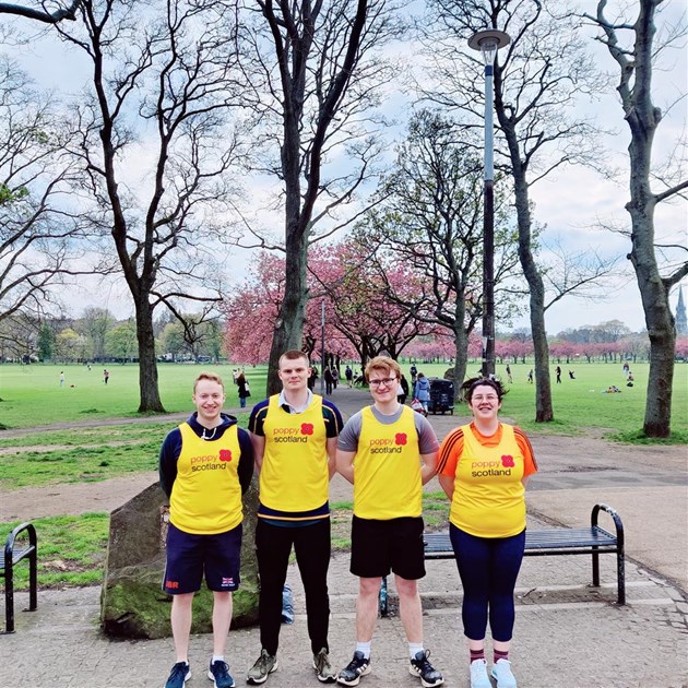 URNU East Scotland is fundraising for poppyscotland