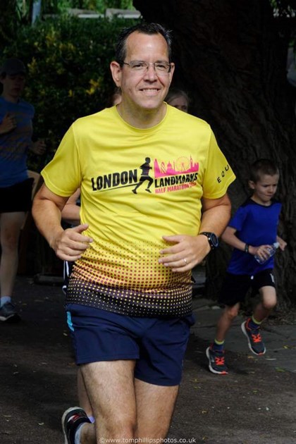 Andy Bartram is fundraising for Tommy's, the baby charity