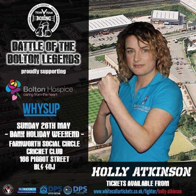 Holly Atkinson is fundraising for Bolton Hospice