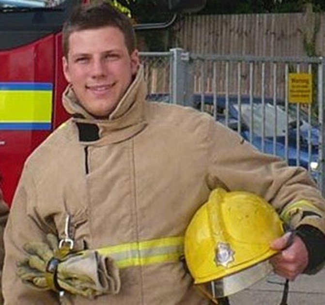 Adam Moseley is fundraising for Fire Fighters Charity
