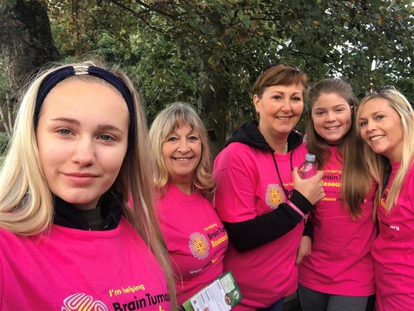 andrea ingles is fundraising for Brain Tumour Research
