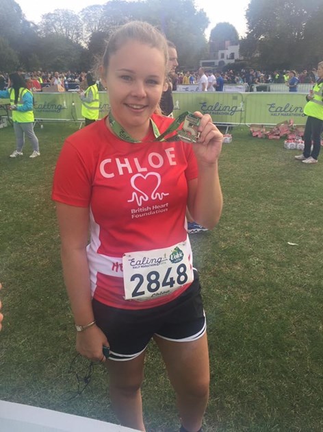 Chloe Wicks is fundraising for British Heart Foundation