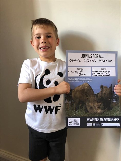 Jade Gooding is fundraising for WWF-UK