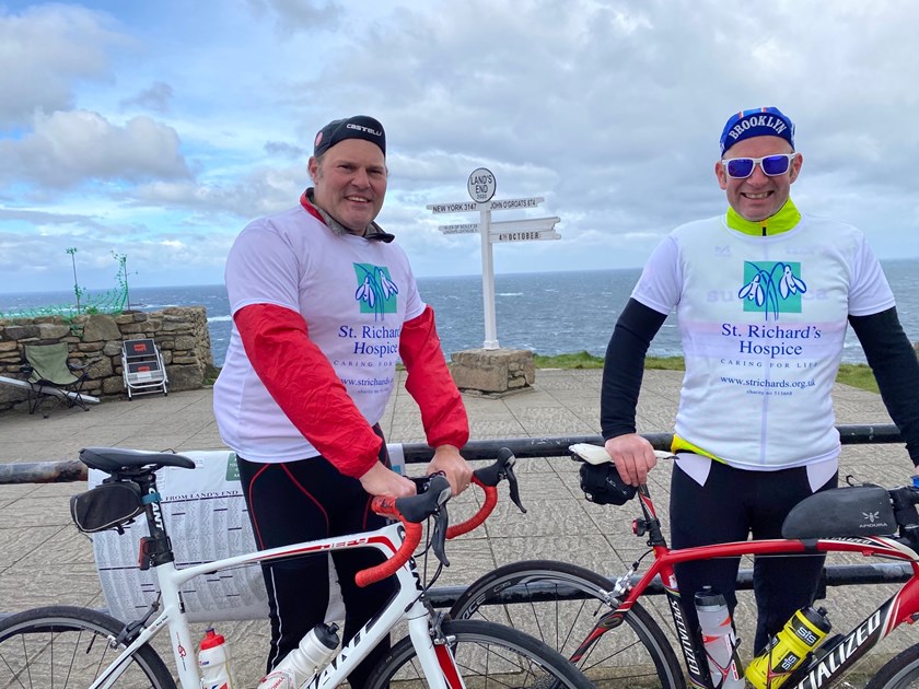 Jonathan Ellis is fundraising for St Richard's Hospice Foundation