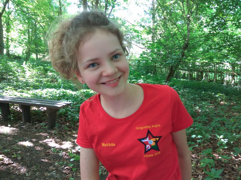 Matilda Rose is fundraising for Girlguiding Anglia