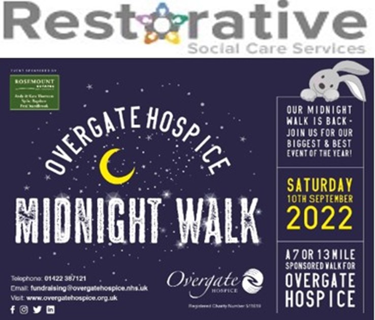 Restorative Social Care is fundraising for Overgate Hospice