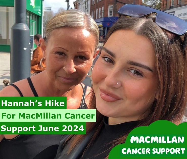 Hannah Dunton is fundraising for Macmillan Cancer Support