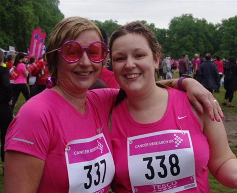 Lois and Sarah Waite is fundraising for Cancer Research UK