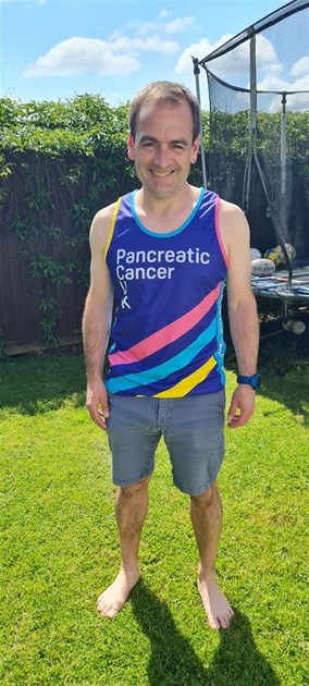 Dominic Baker is fundraising for Pancreatic Cancer UK