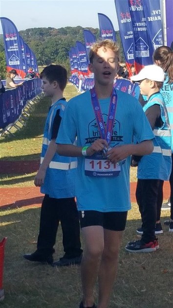 Lucas Turnbull-Stubbs is fundraising for tri for life