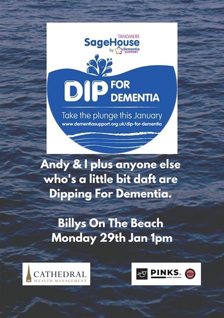 Christopher Pink is fundraising for Dementia Support