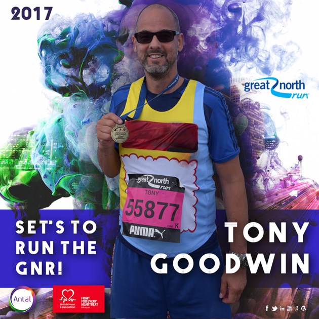 Anthony Goodwin is fundraising for British Heart Foundation
