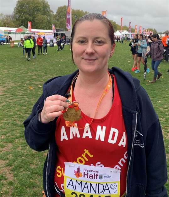 Amanda Rhodes is fundraising for London's Air Ambulance