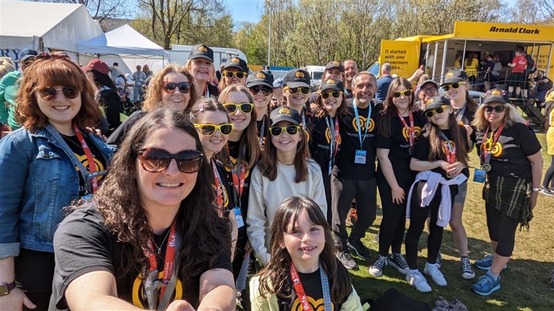 Kyle Academy Kiltwalk is fundraising for Whiteleys Retreat