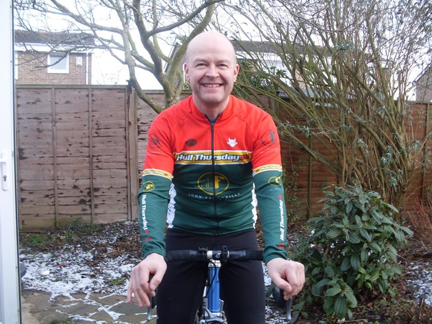 Rob Hewitt is fundraising for Dove House Hospice