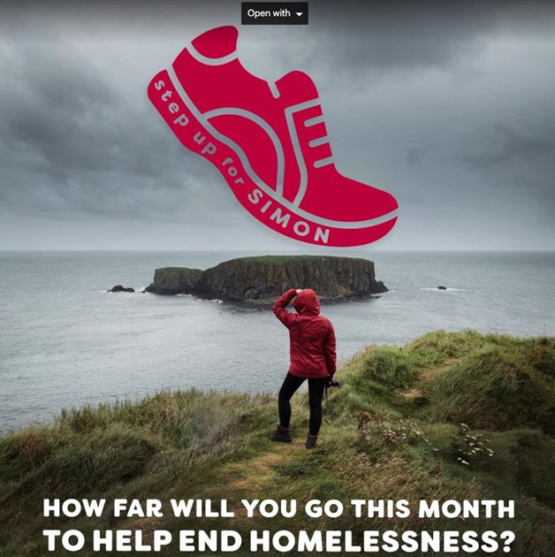 Tory Kerley is fundraising for Simon Community Northern Ireland